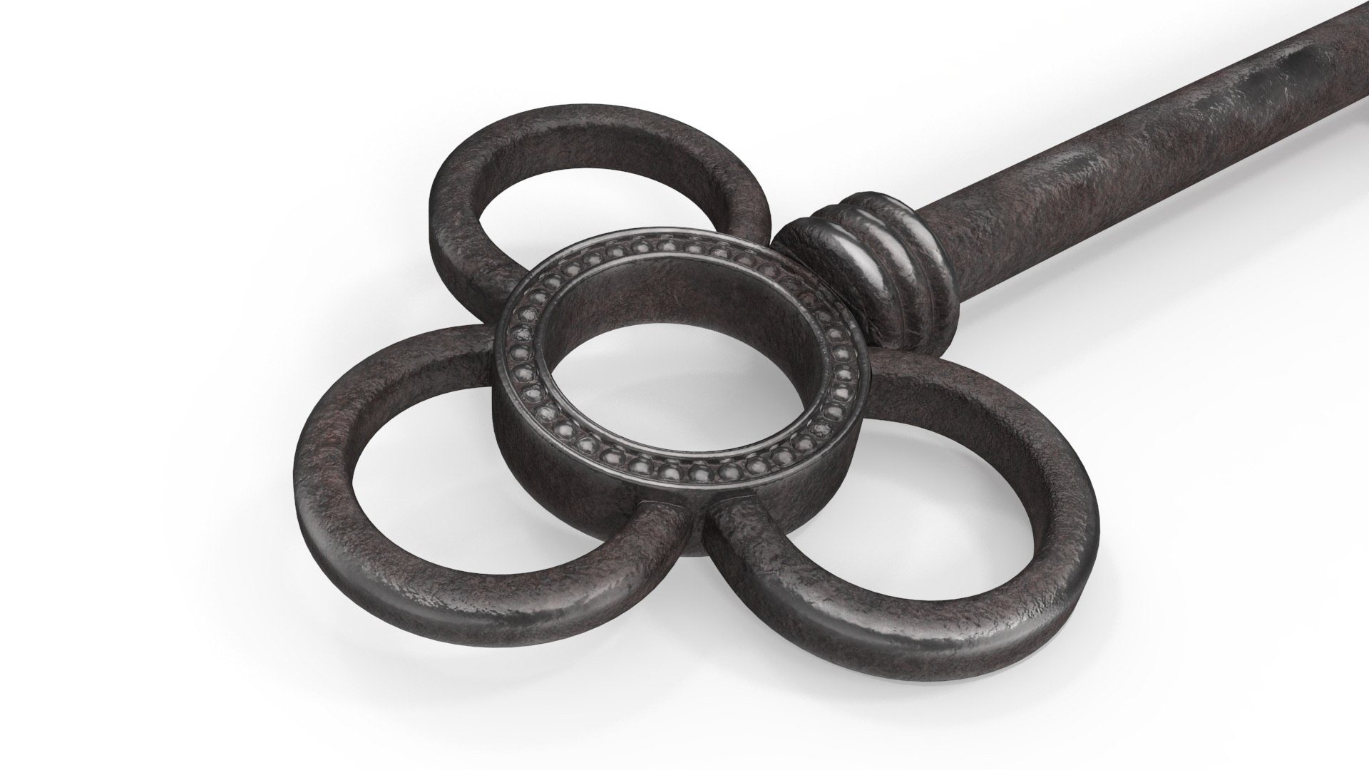 Traditional Skeleton Key Steel 3D Model - TurboSquid 2246317