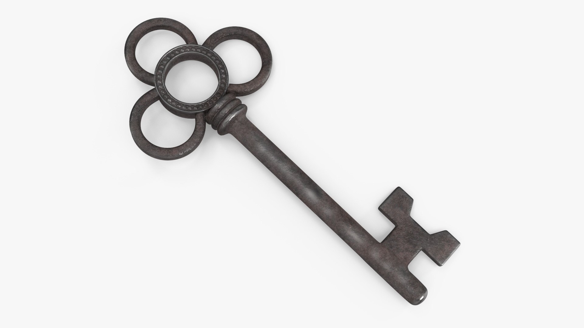 Traditional Skeleton Key Steel 3D Model - TurboSquid 2246317