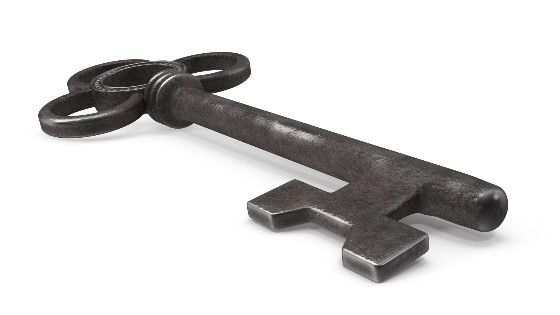 Traditional Skeleton Key Steel 3D Model - TurboSquid 2246317