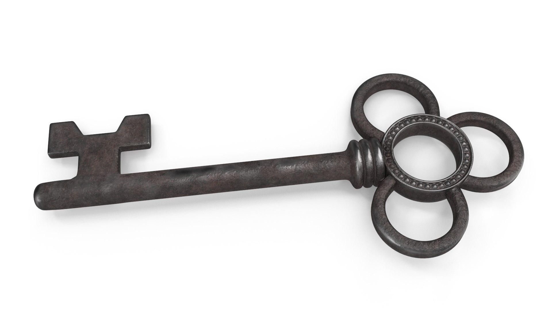 Traditional Skeleton Key Steel 3D Model - TurboSquid 2246317