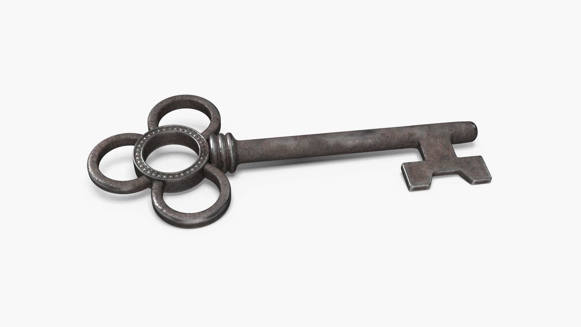 Traditional Skeleton Key Steel 3D Model - TurboSquid 2246317