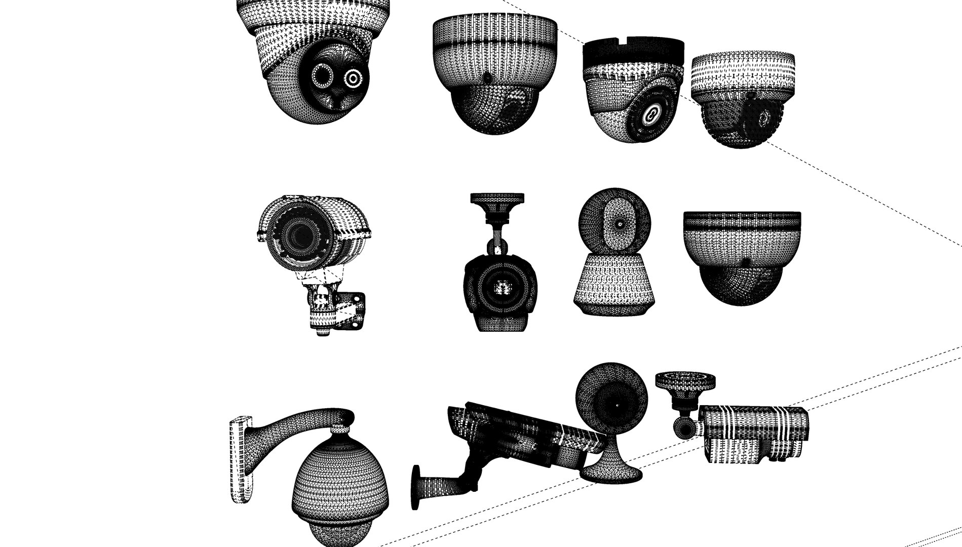 Security Cameras-A5 3D - TurboSquid 2219303
