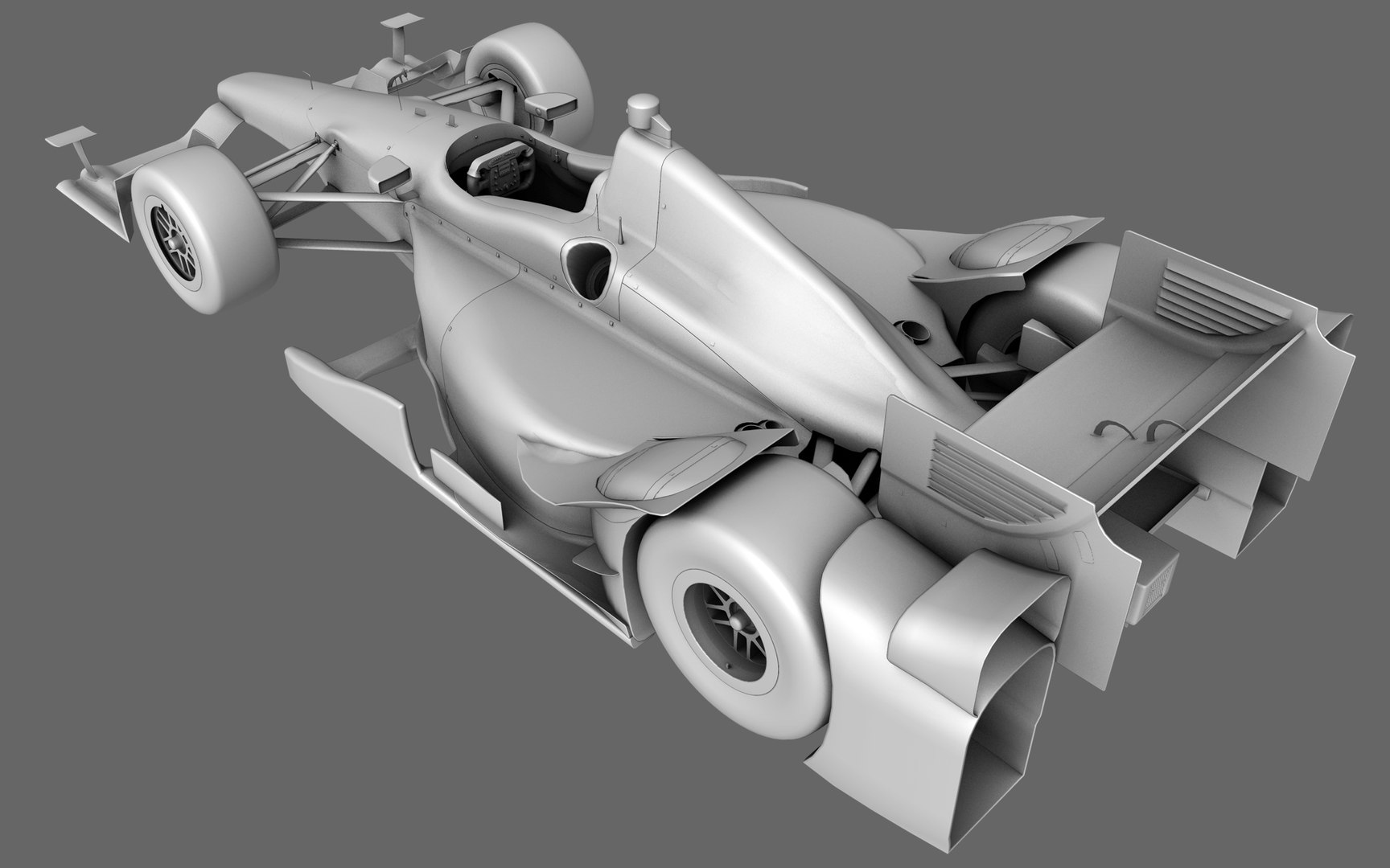 Dallara Open Wheel Car Chevrolet 2015 model - TurboSquid 2013462