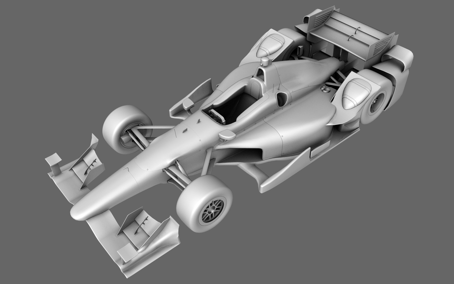 Dallara Open Wheel Car Chevrolet 2015 Model - TurboSquid 2013462