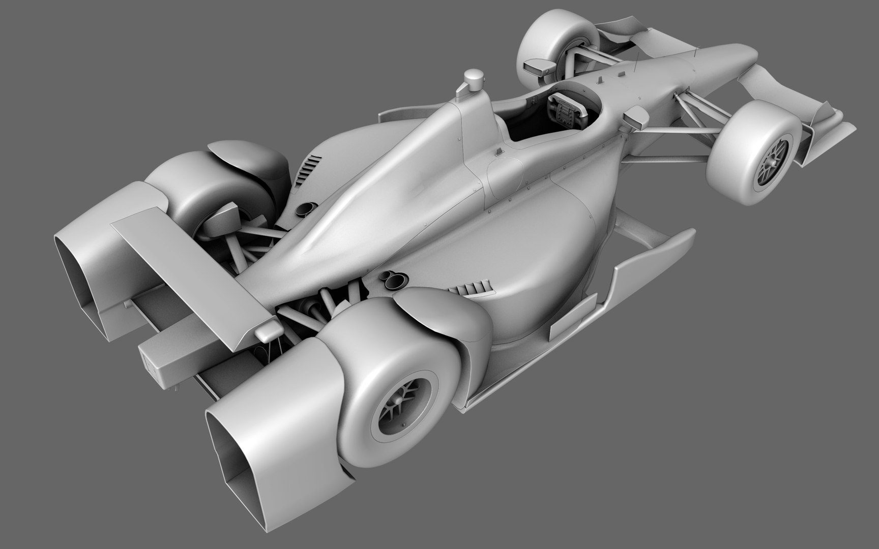 Dallara Open Wheel Car Chevrolet 2015 Model - TurboSquid 2013462