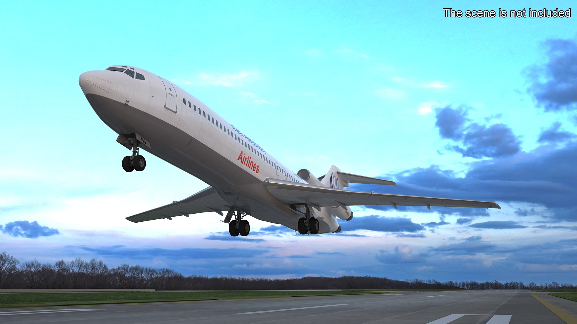 3D Boeing 727 Iran Aseman Airlines - TurboSquid 2378806