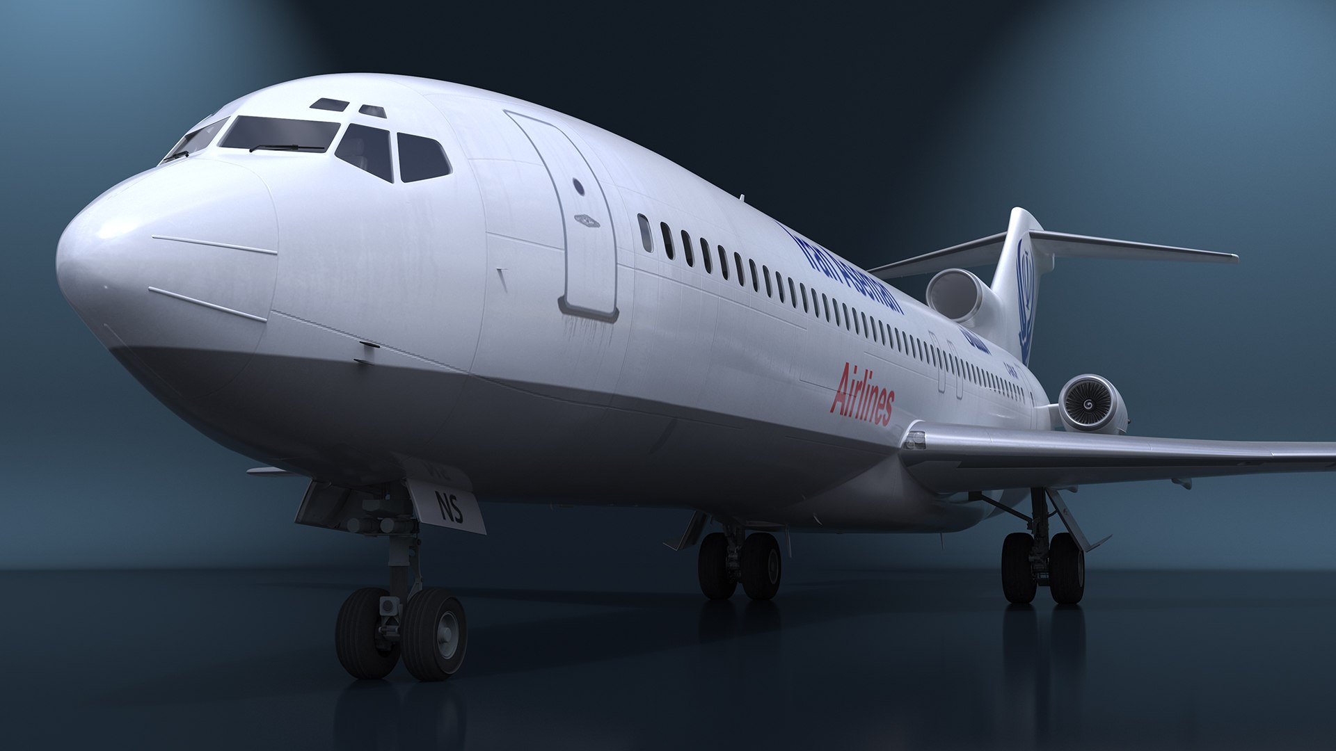 3D Boeing 727 Iran Aseman Airlines - TurboSquid 2378806