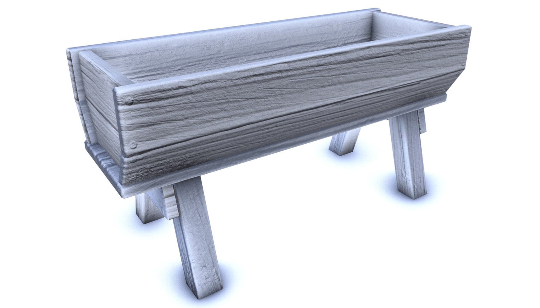 3D medieval trough model - TurboSquid 1262275