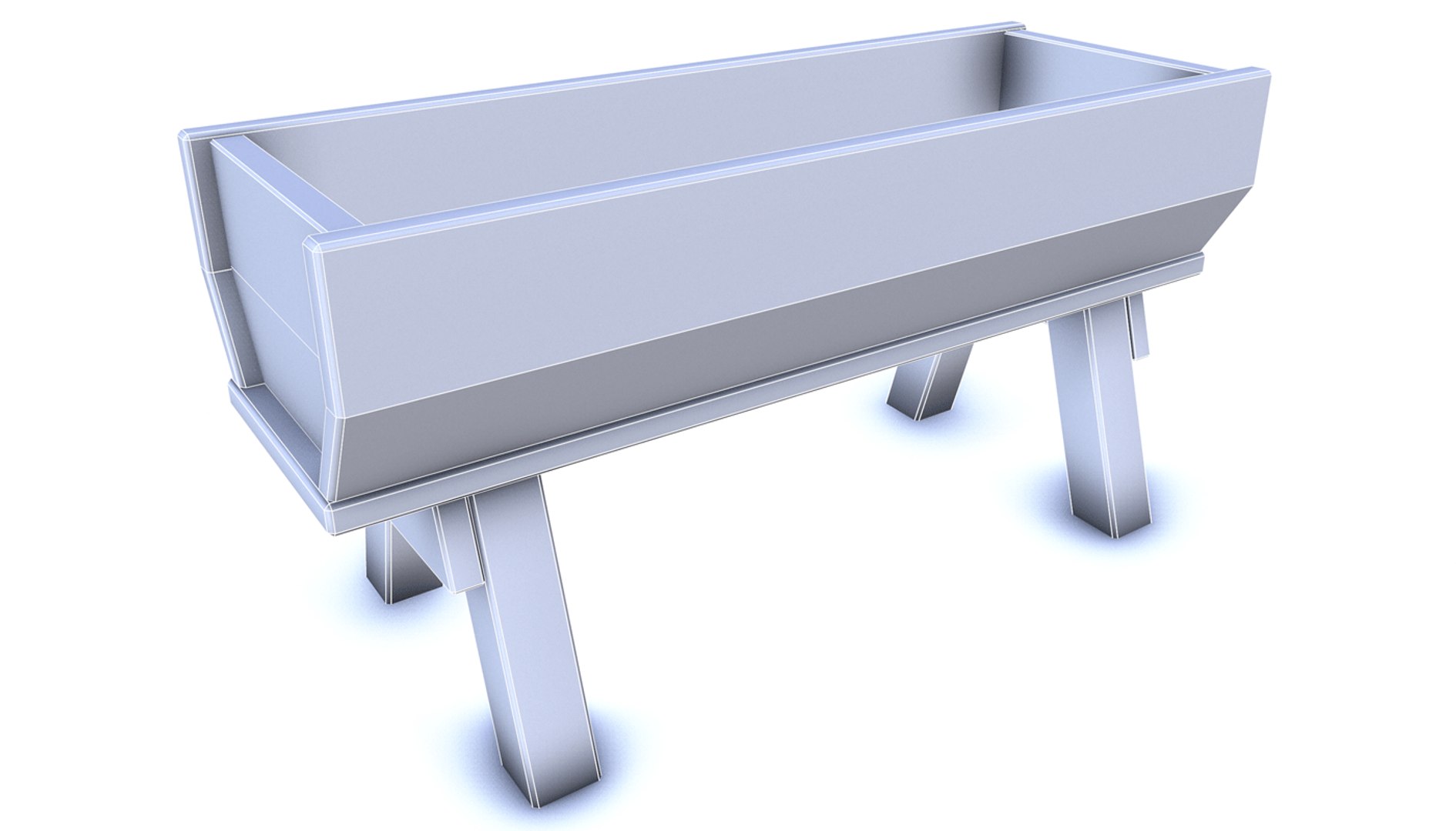 3D medieval trough model - TurboSquid 1262275