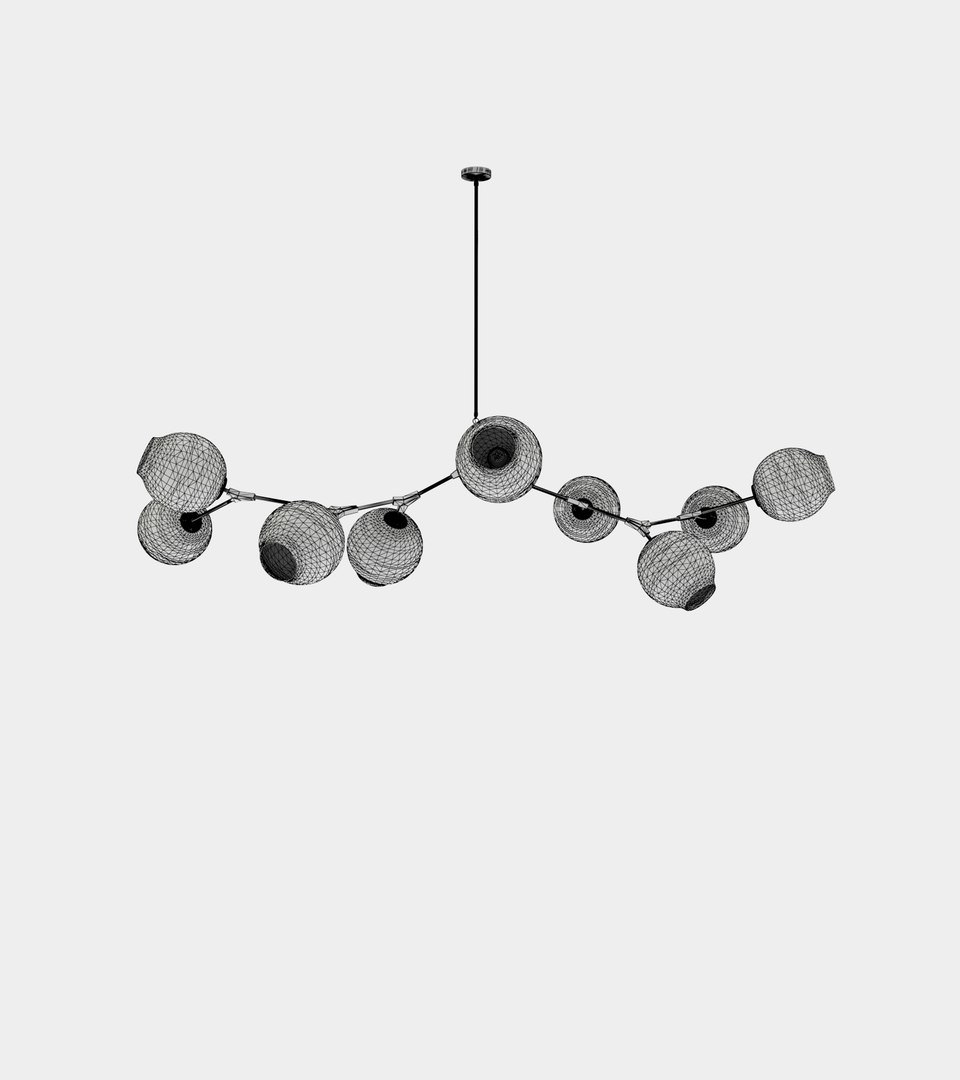 Branch Pendant Lamp 3D - TurboSquid 1402434