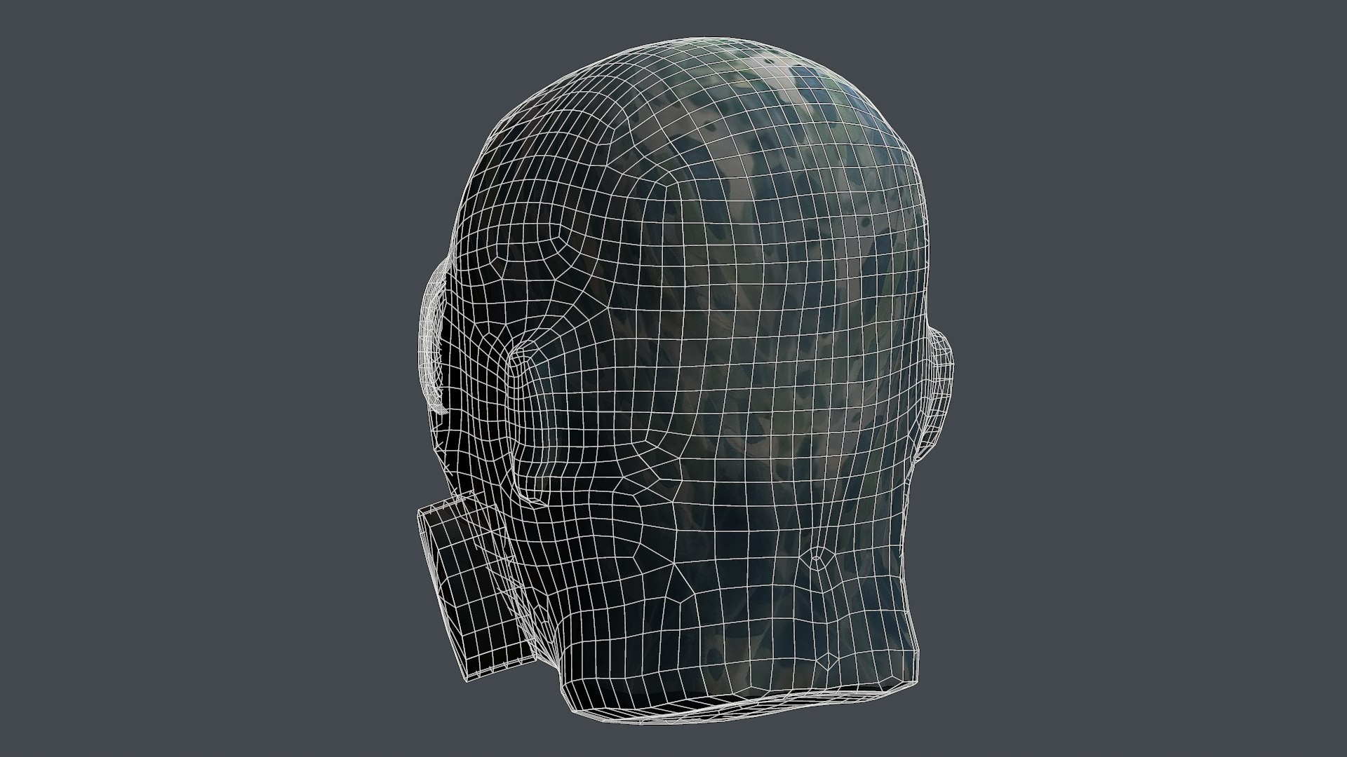 3D 3D Gas Mask Helmet Scifi Futuristic Protection Safety Model ...