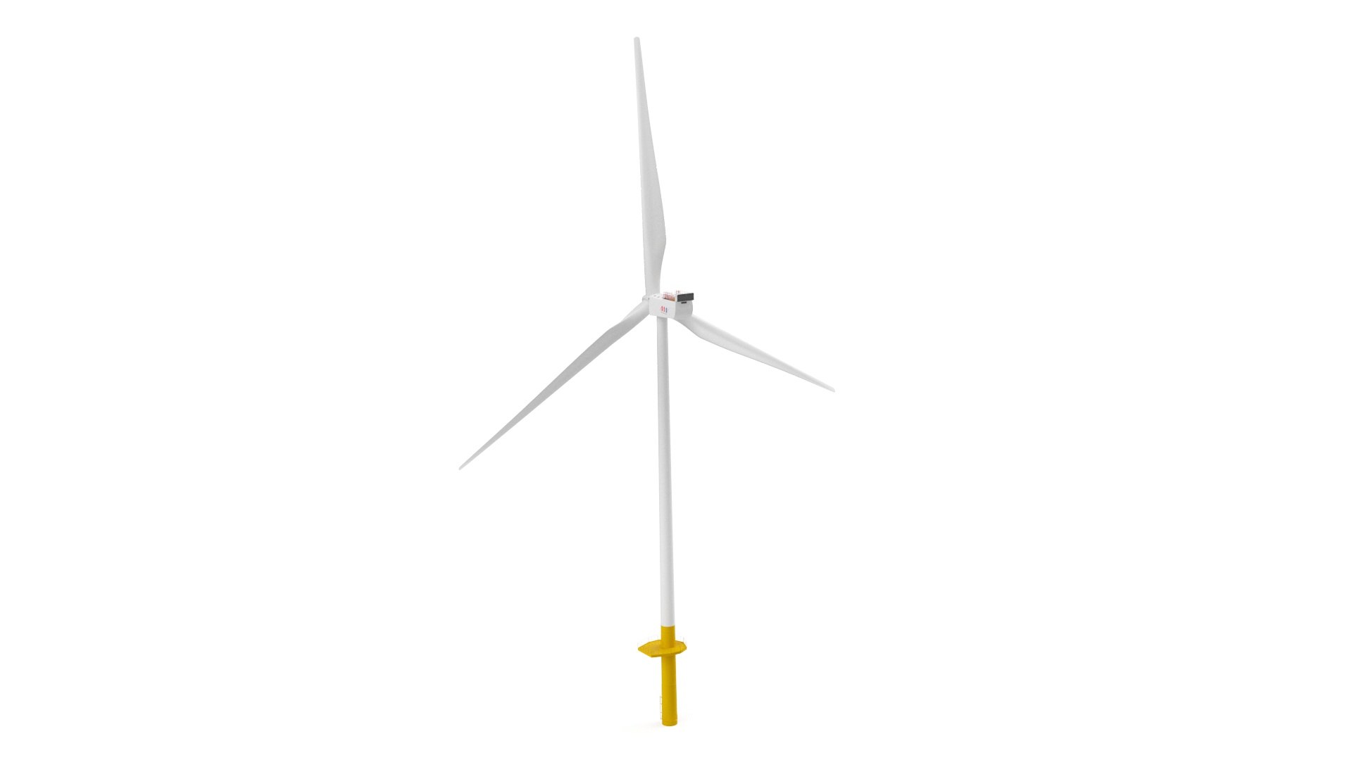 3D Model Offshore MW Wind Turbine Windmill - TurboSquid 2281132