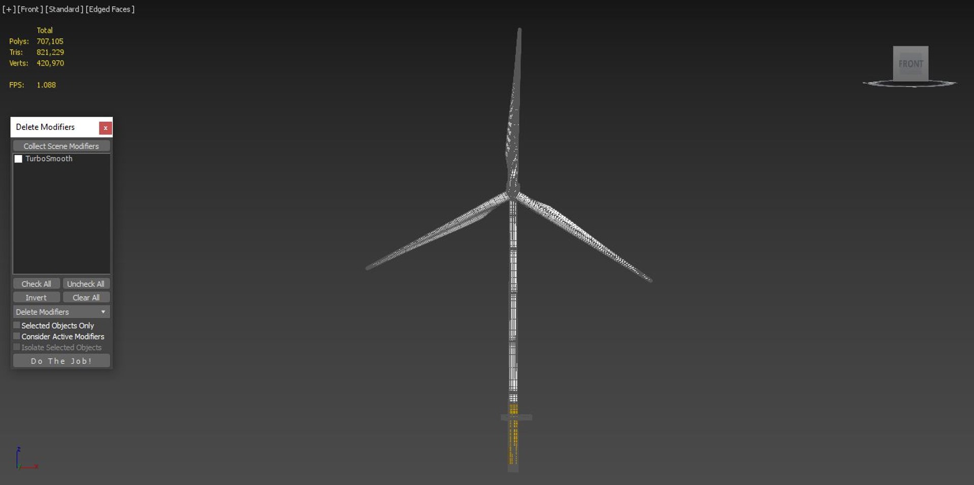 3D Model Offshore MW Wind Turbine Windmill - TurboSquid 2281132