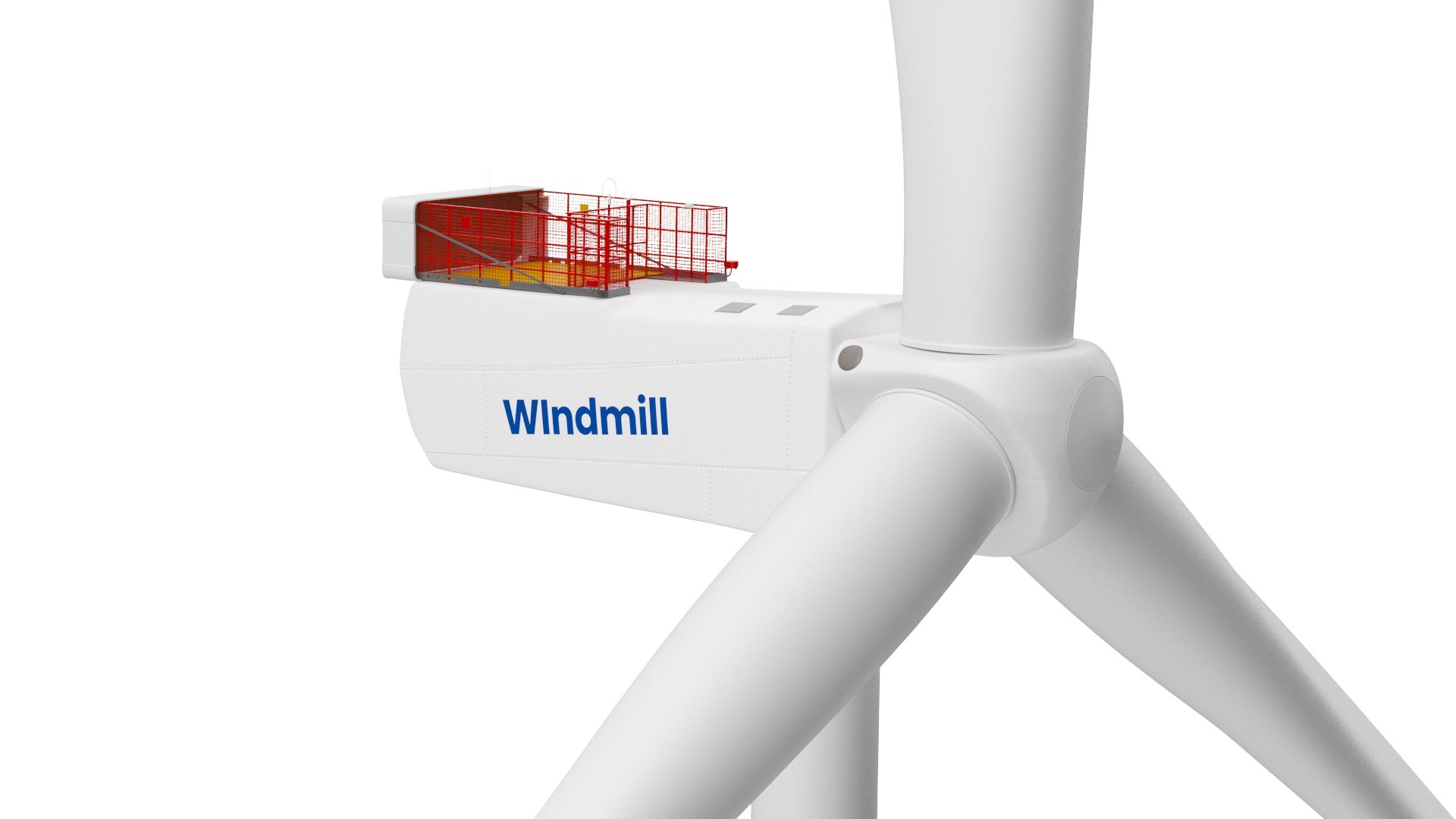 3D Model Offshore MW Wind Turbine Windmill - TurboSquid 2281132