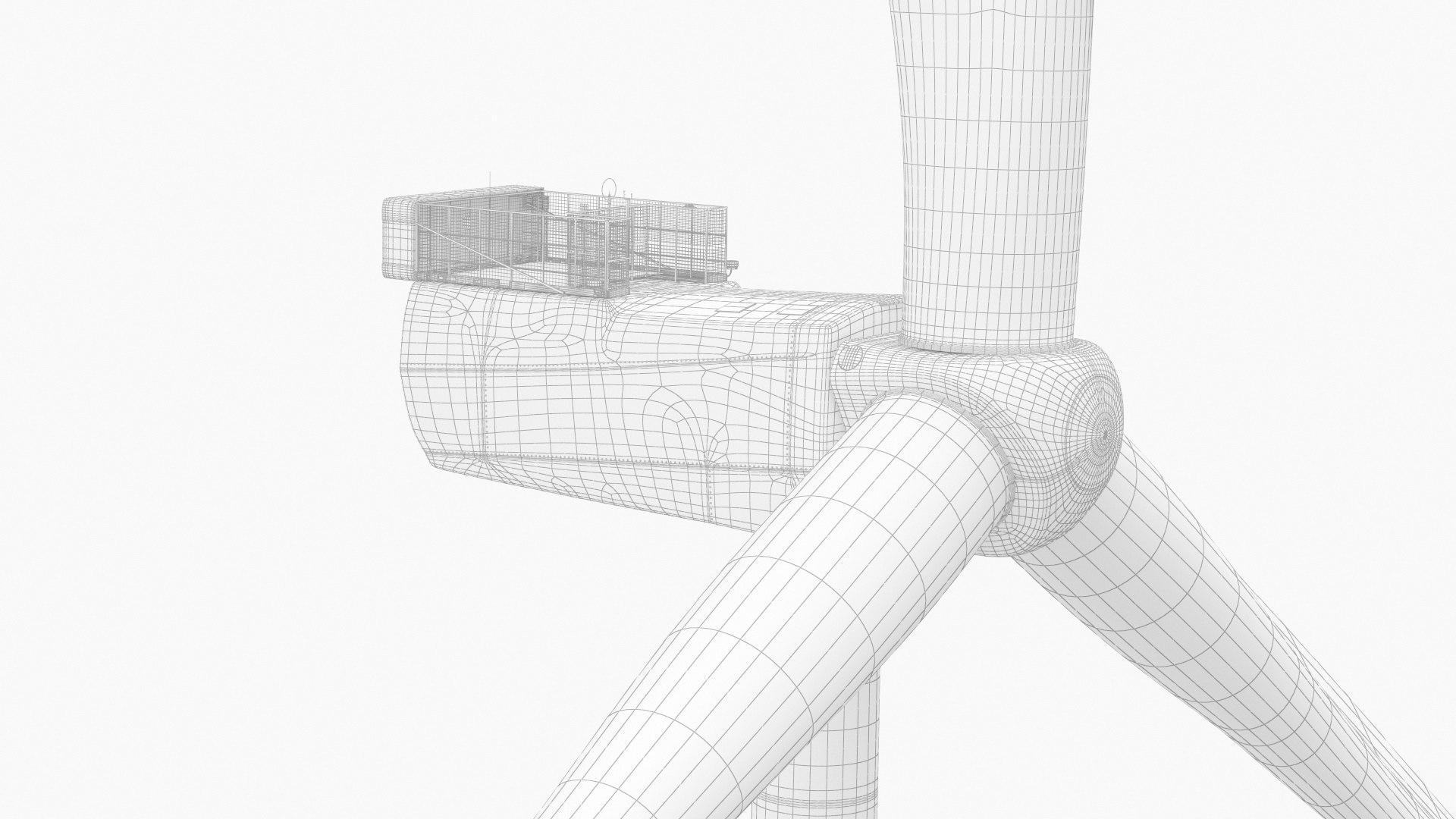 3D Model Offshore MW Wind Turbine Windmill - TurboSquid 2281132