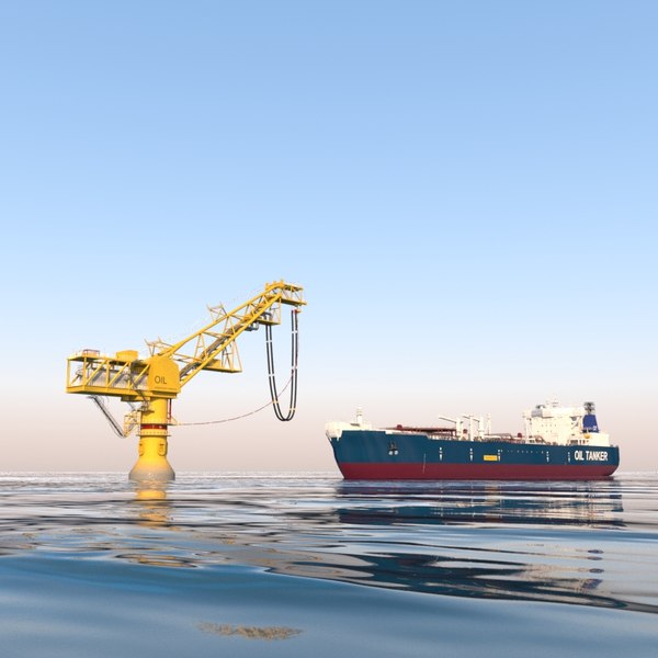 3D model Oil Tanker at the Berth - TurboSquid 1807496