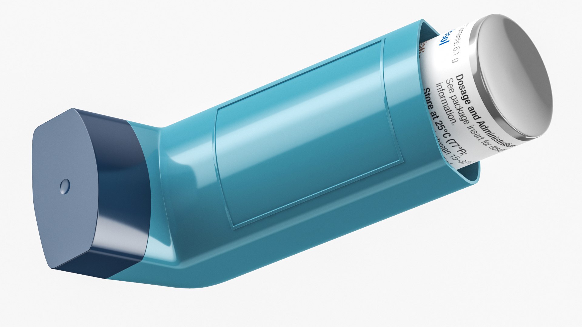3D Asthma Inhaler 01 Model - TurboSquid 2104262