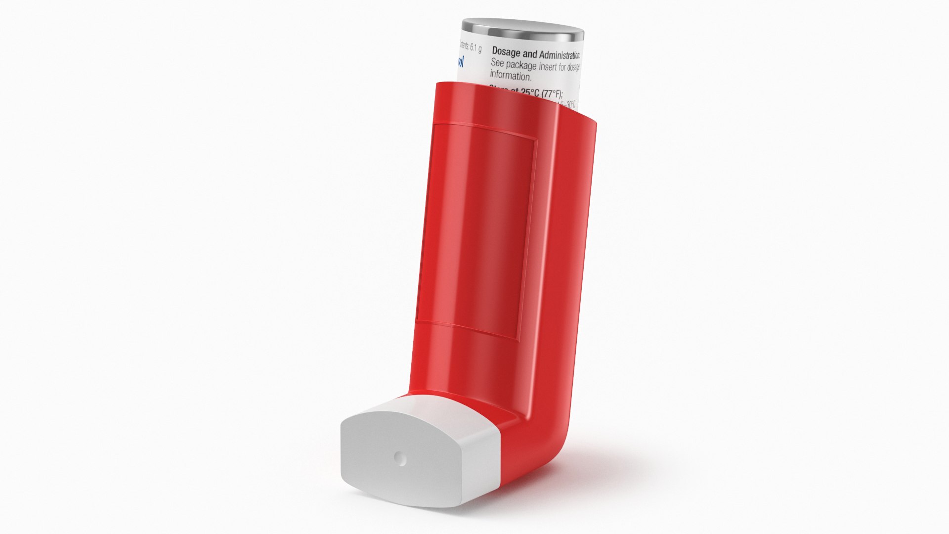 3D Asthma Inhaler 01 Model - TurboSquid 2104262