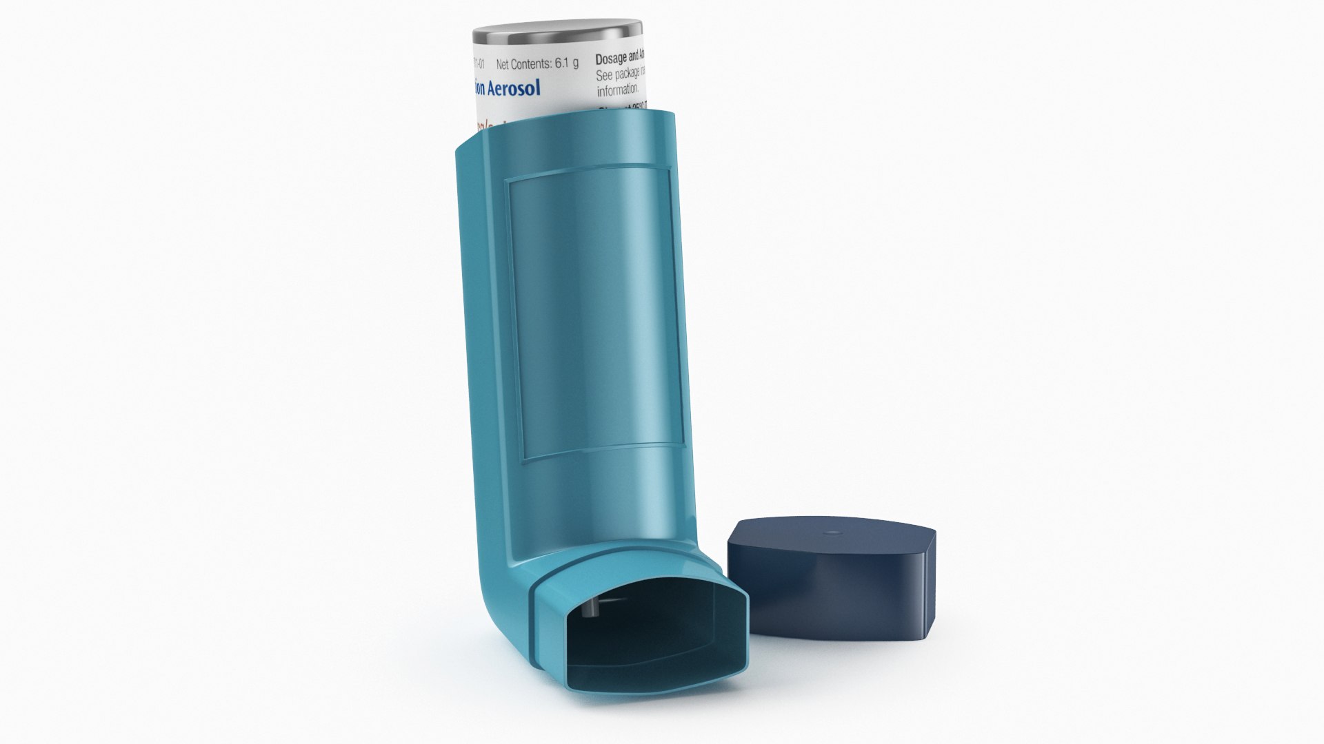 3D Asthma Inhaler 01 Model - TurboSquid 2104262