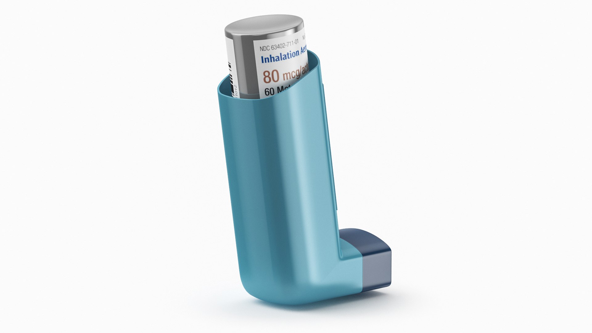 3D Asthma Inhaler 01 Model - TurboSquid 2104262