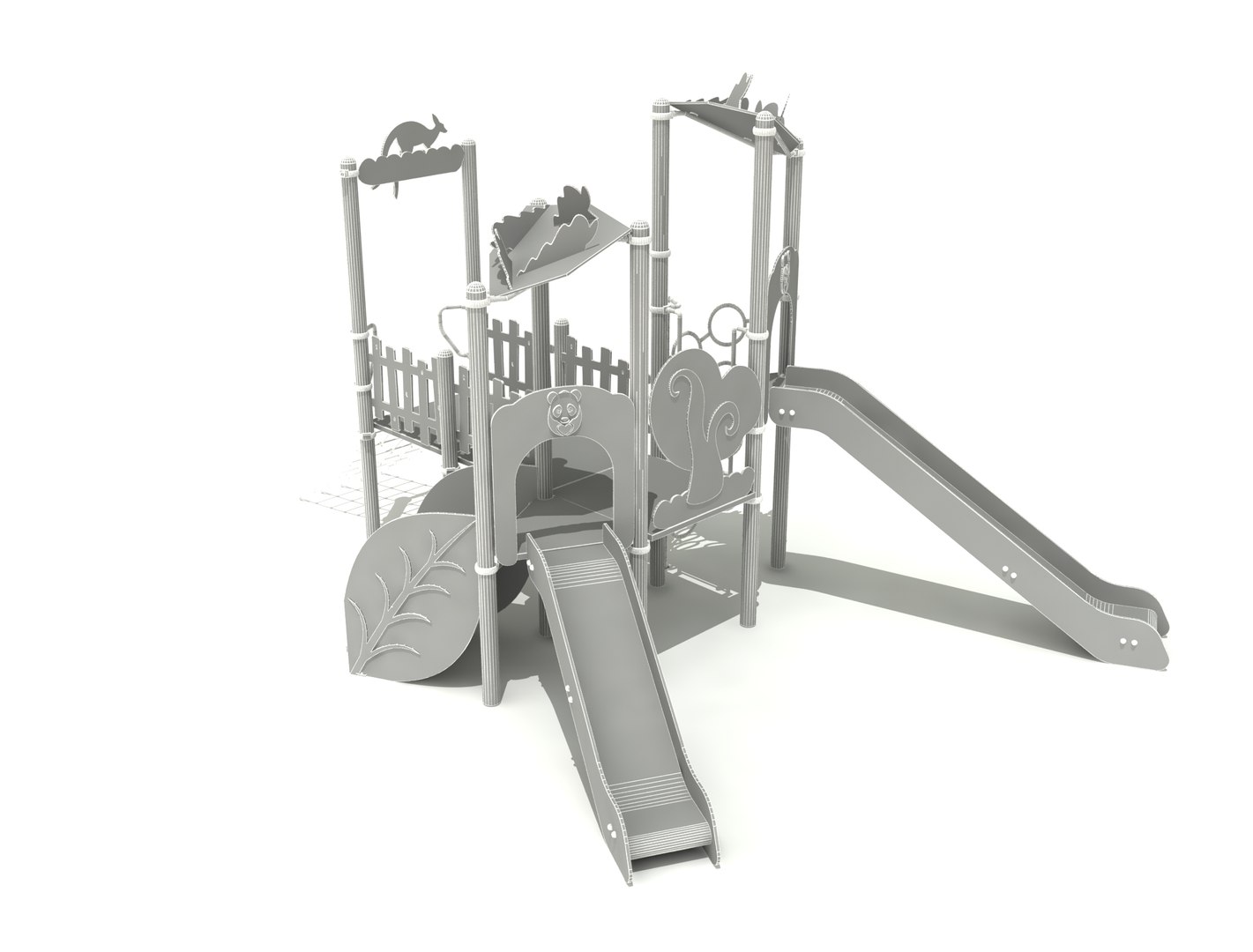 3D model metal playground - TurboSquid 1538047
