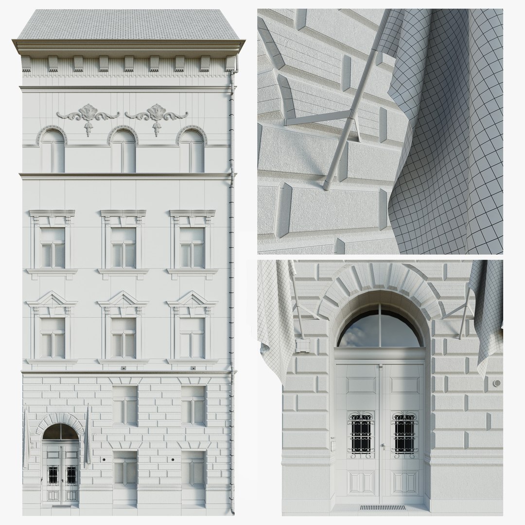 European Building Model - TurboSquid 2281052