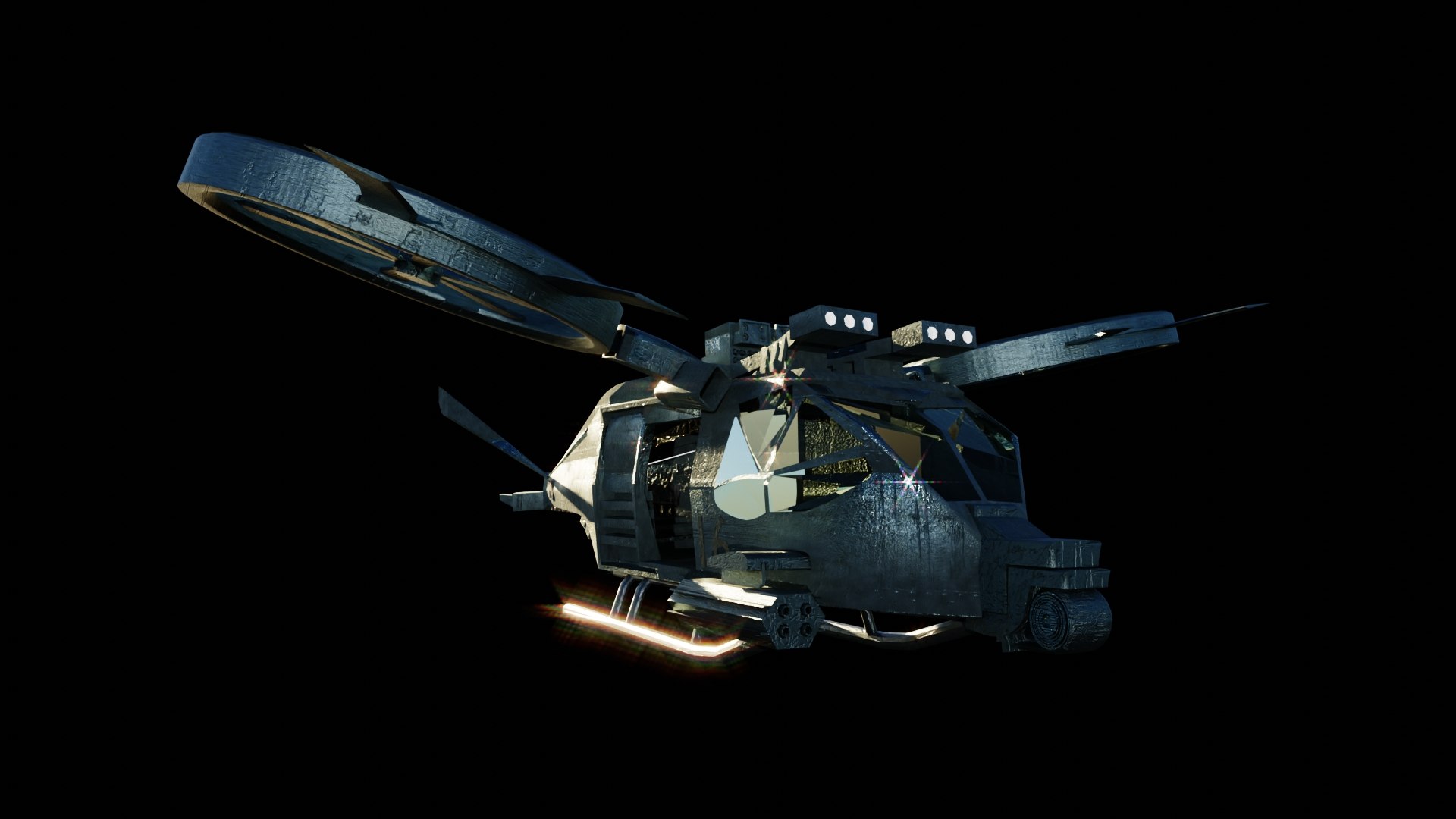 Military warplane Avatar Bandora 2 model - TurboSquid 2051893