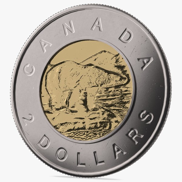 modelo 3d Moneda de 2 dólares canadienses - TurboSquid 2130607