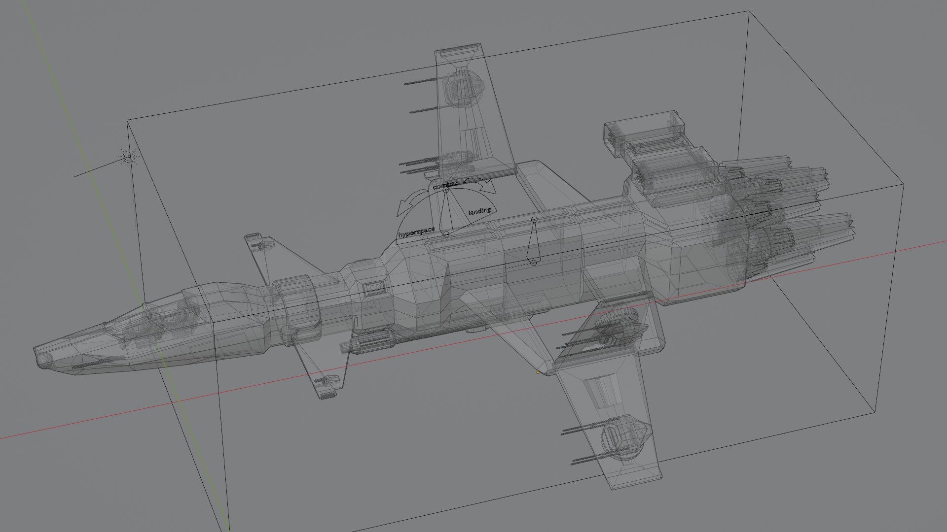 3D Protector SF-90 Spaceship Model - TurboSquid 2313673