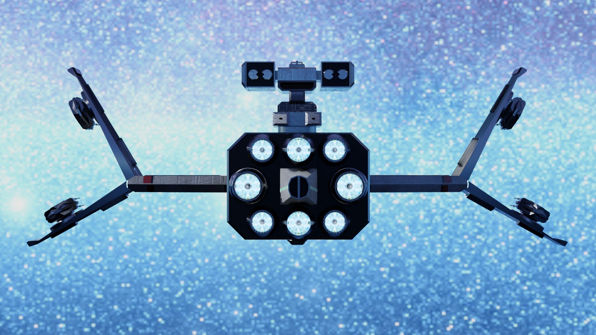 3D Protector SF-90 Spaceship Model - TurboSquid 2313673