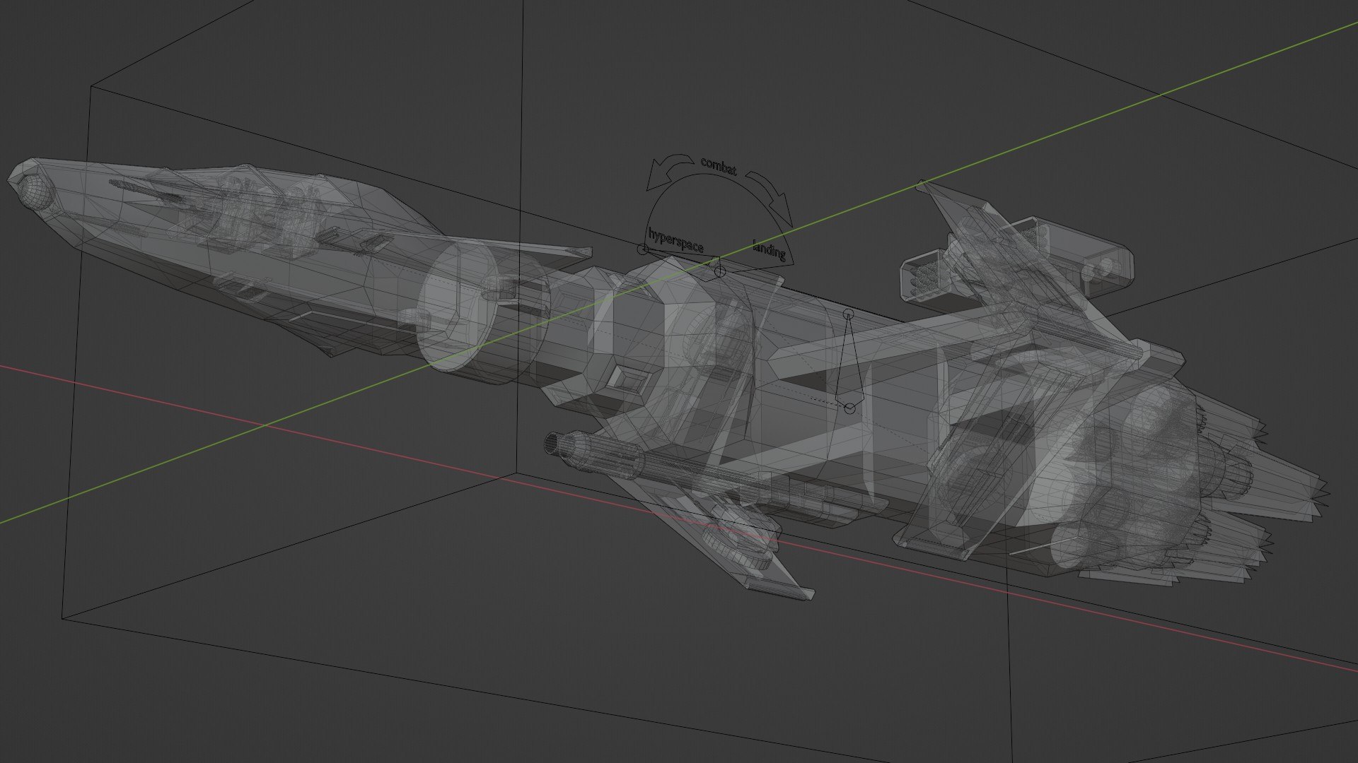 3D Protector SF-90 Spaceship Model - TurboSquid 2313673