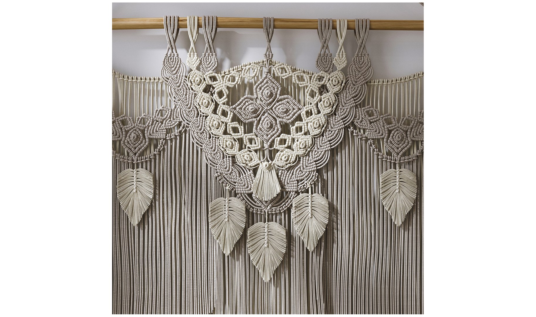 Decorative set with Wall Hanging Macrame 2 model - TurboSquid 1890615