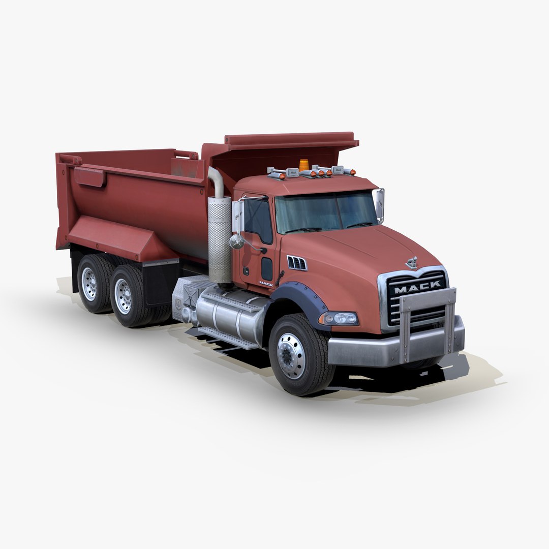 3D Model Mack GRANITE CT713 Dump Truck S08 2006 - TurboSquid 1905349