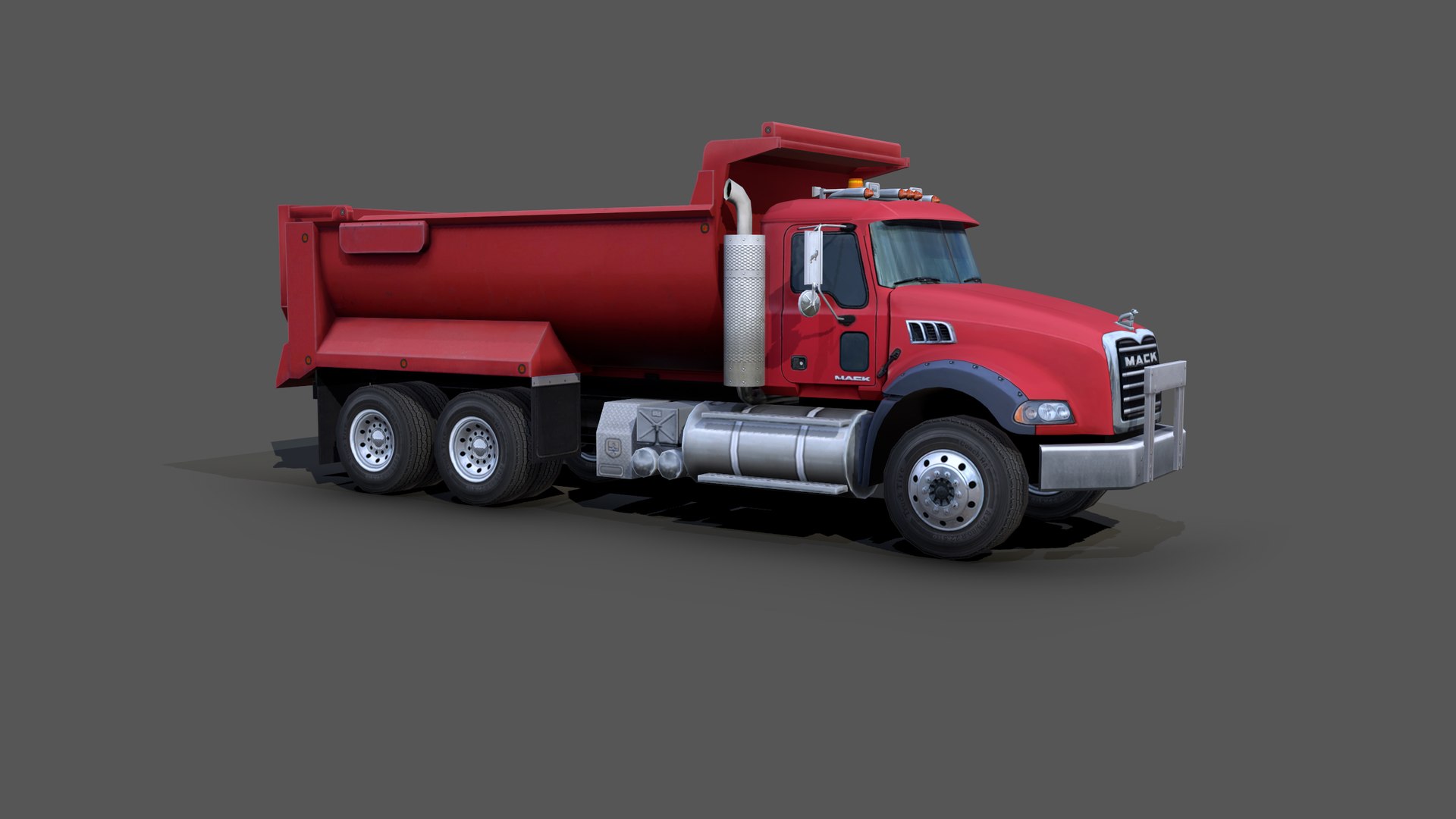 3D Model Mack GRANITE CT713 Dump Truck S08 2006 - TurboSquid 1905349