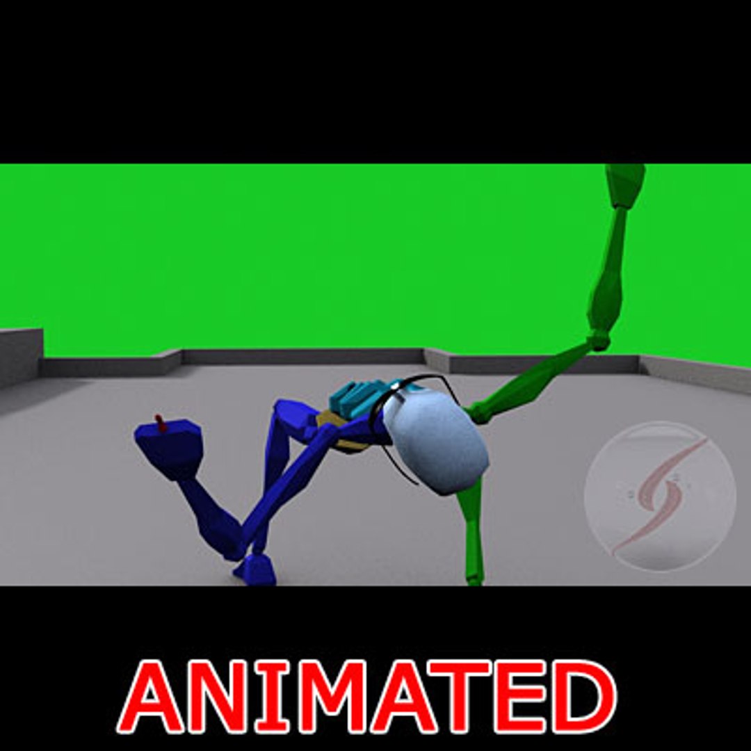 3d Model Animación Matrix