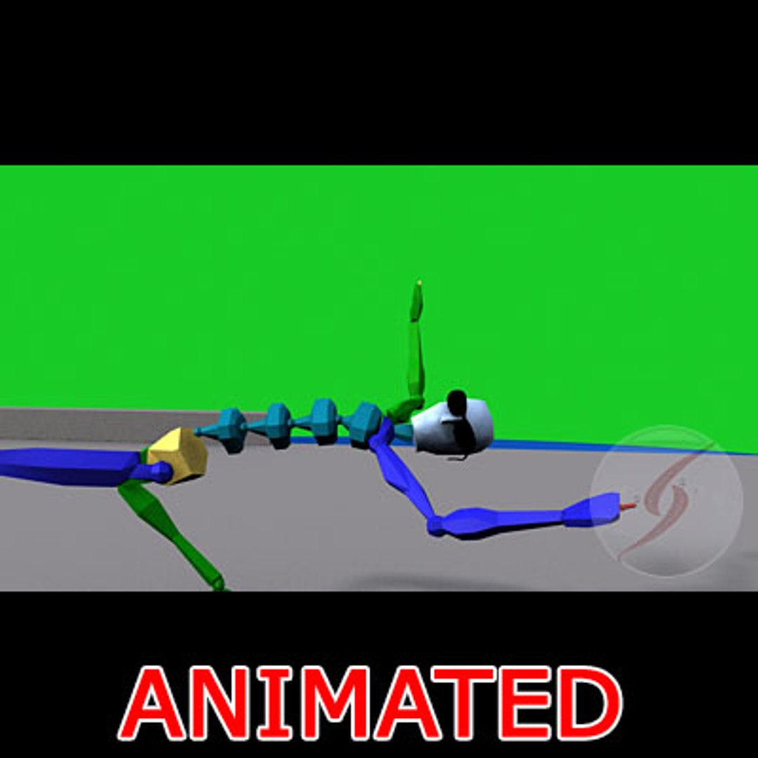 3d Model Animación Matrix