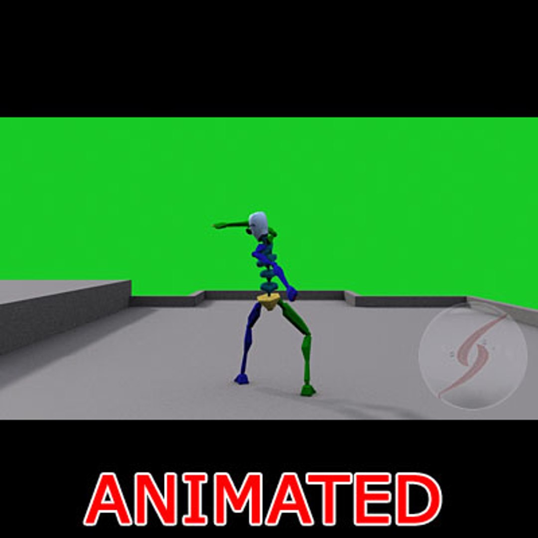 3d Model Animación Matrix