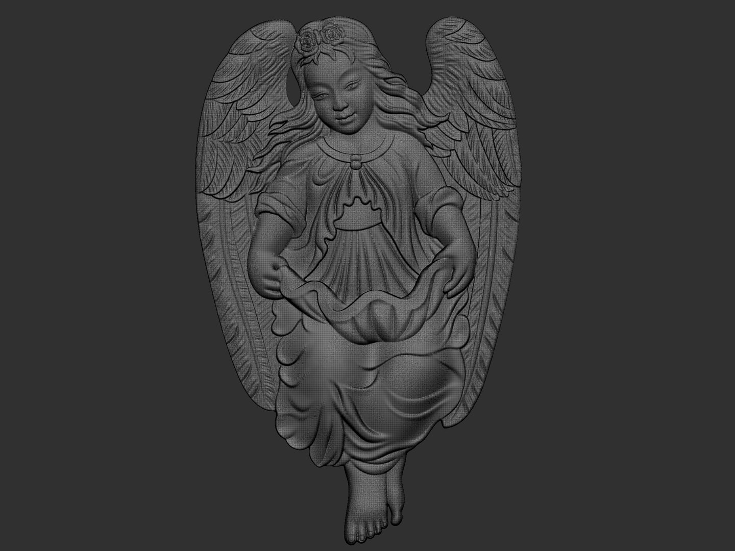 3D Angel Model - TurboSquid 2042458