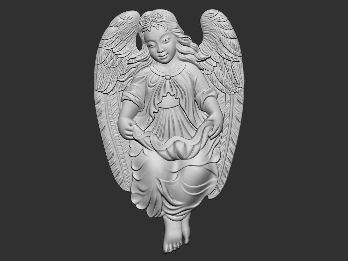 3D Angel Model - TurboSquid 2042458
