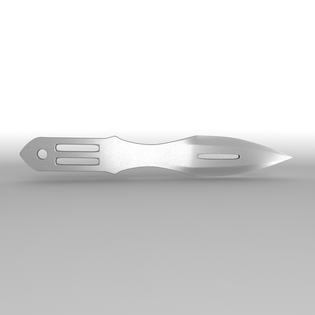 3d model throwing knife