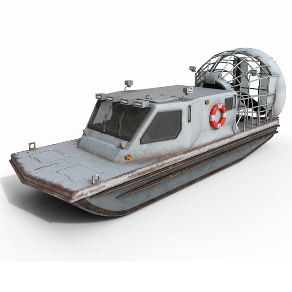 3D airboat boat air model - TurboSquid 1690065