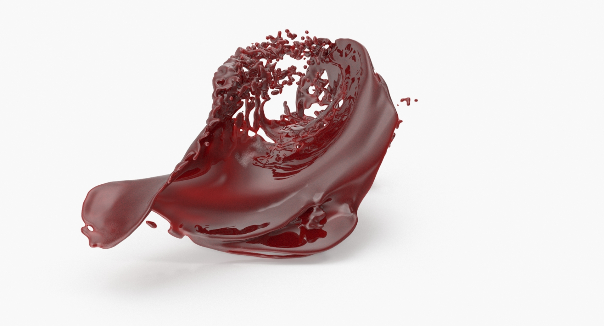 Realistic Blood Splash 3D Model - TurboSquid 1210182