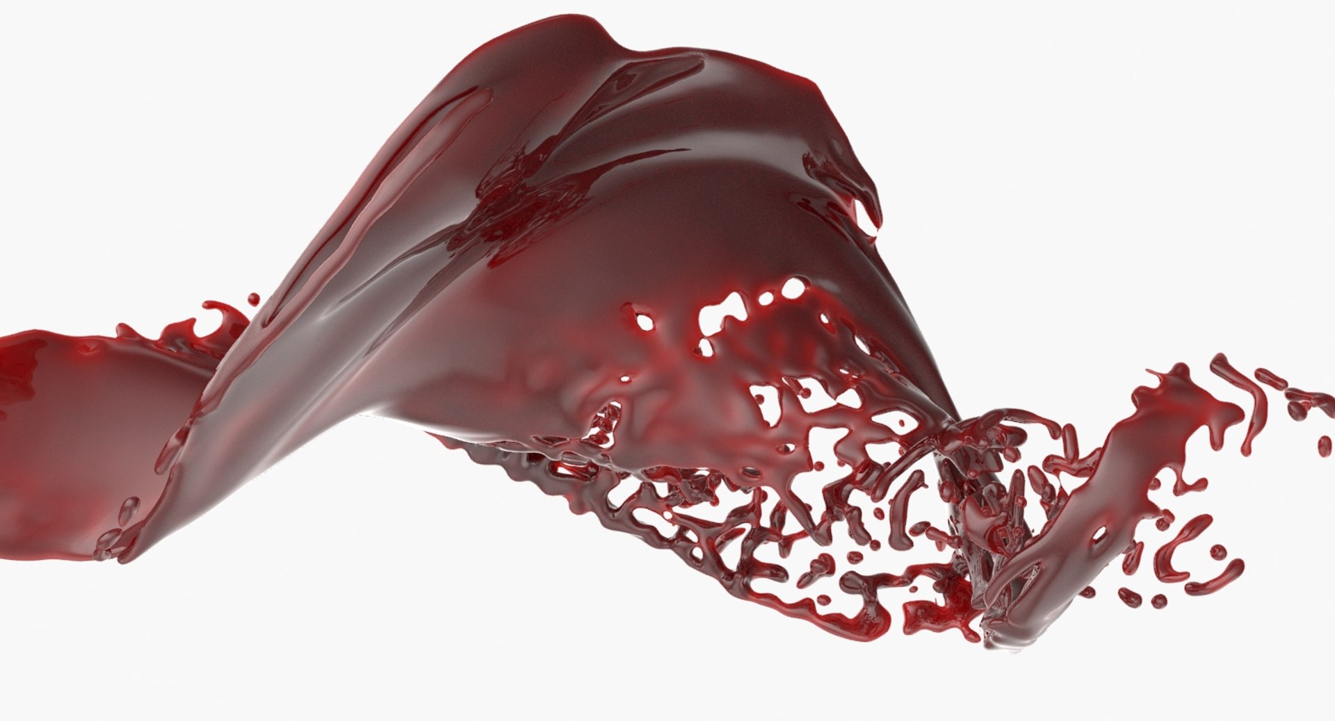 Realistic Blood Splash 3D Model - TurboSquid 1210182