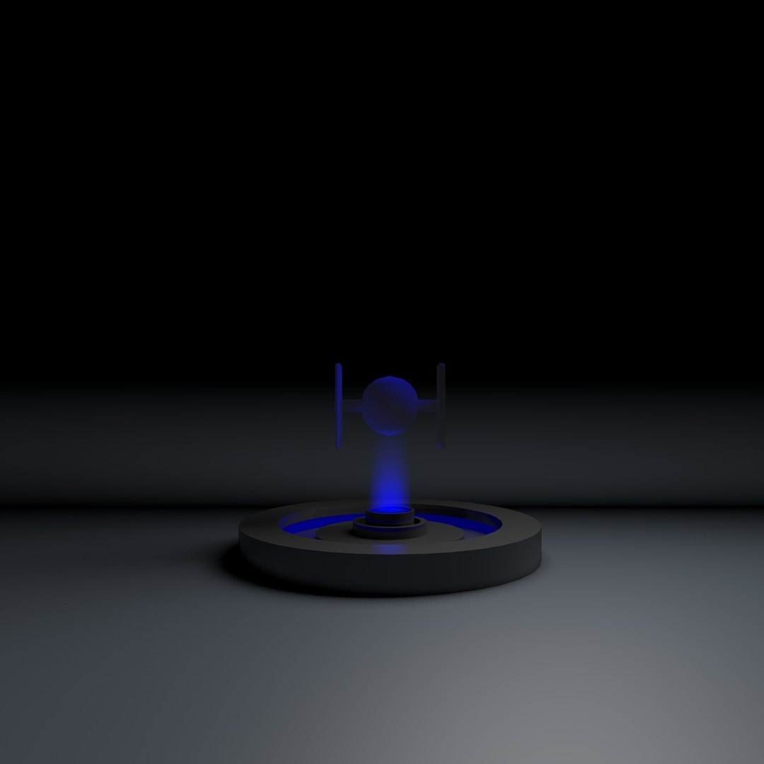 3D Projector Light Blue Model - TurboSquid 1165980