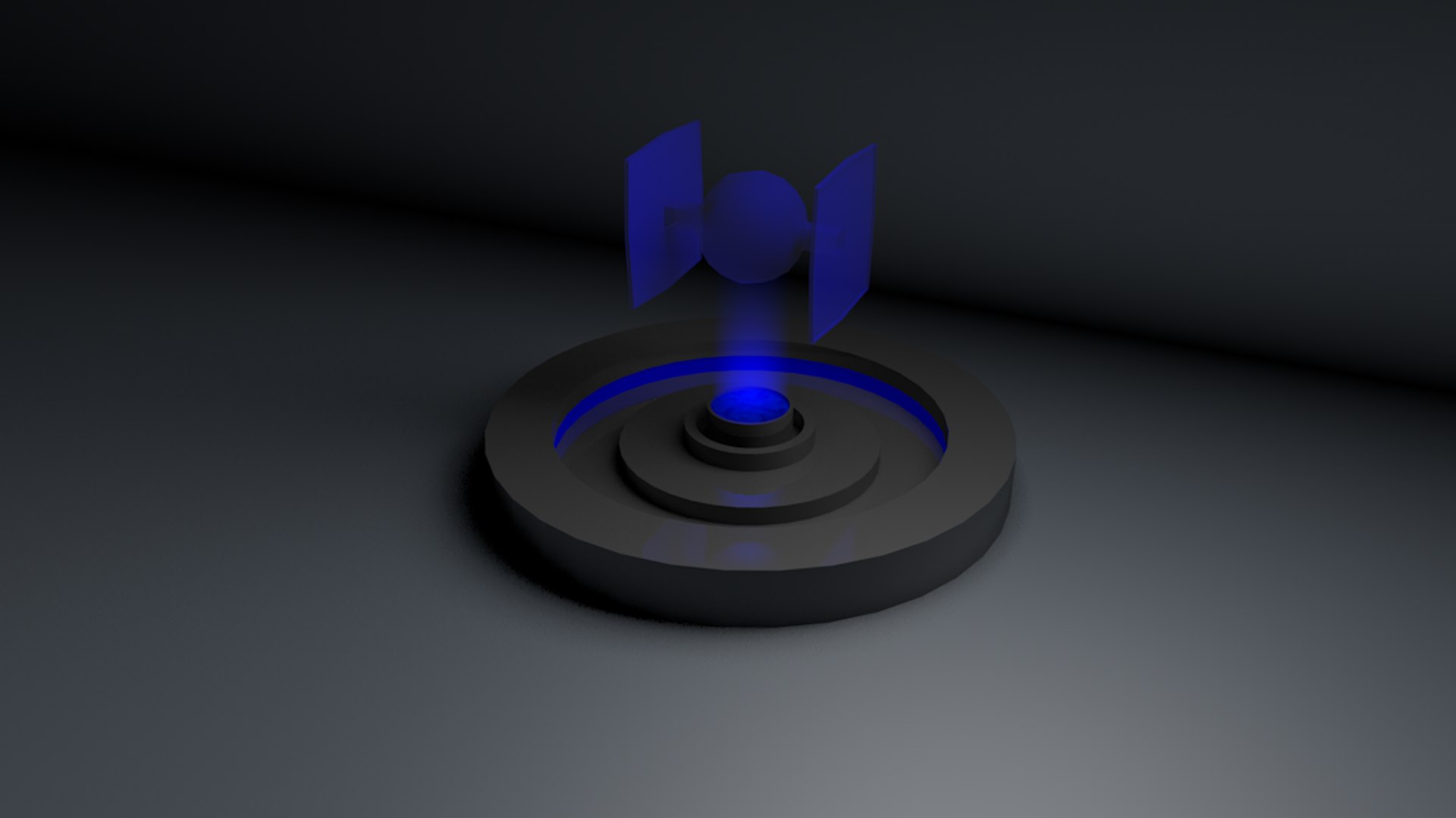 3D Projector Light Blue Model - TurboSquid 1165980