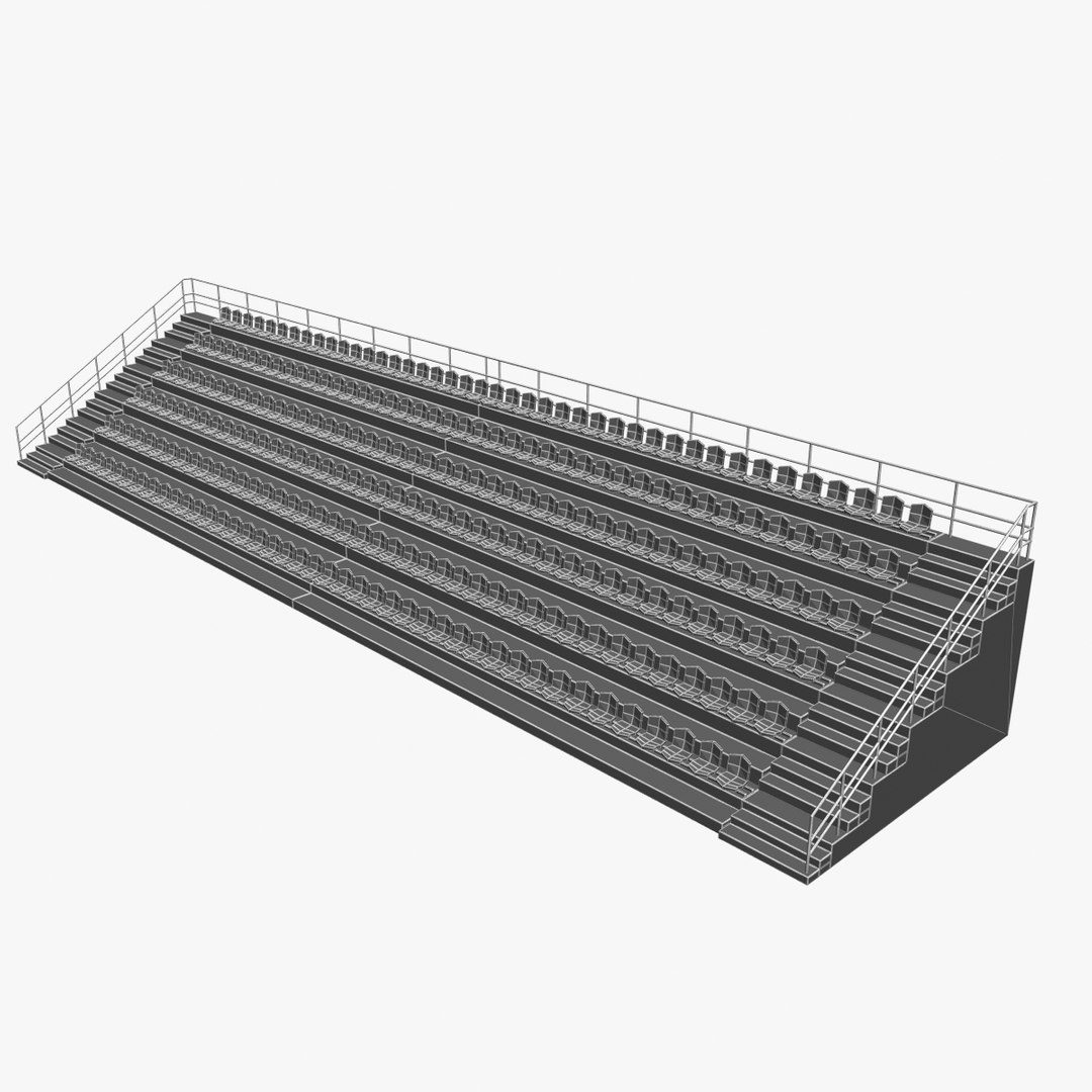 3ds Max Grandstand Tribune Stand