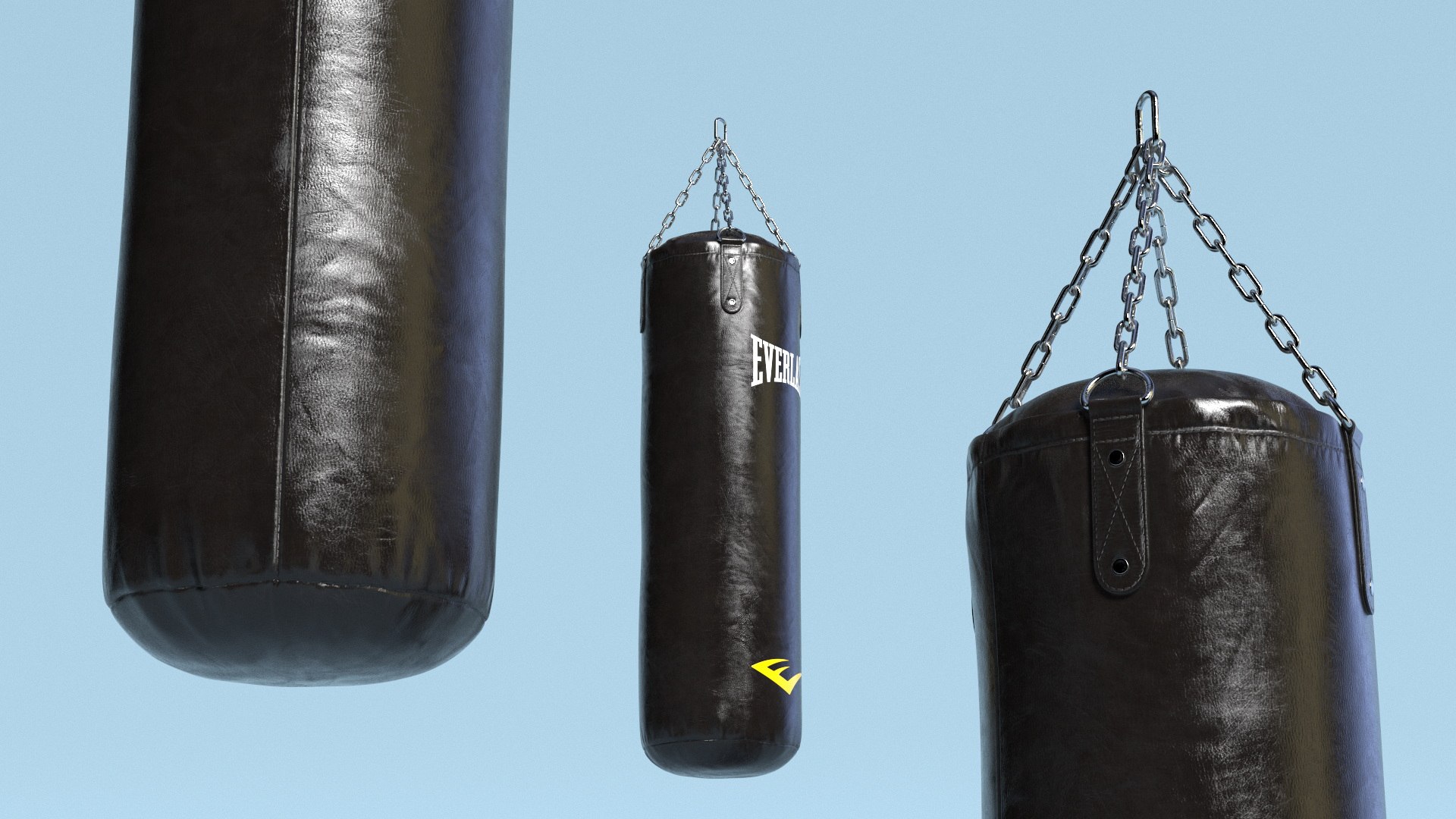 3D Model Boxer Training With Everlast Punching Bag Rigged - TurboSquid ...