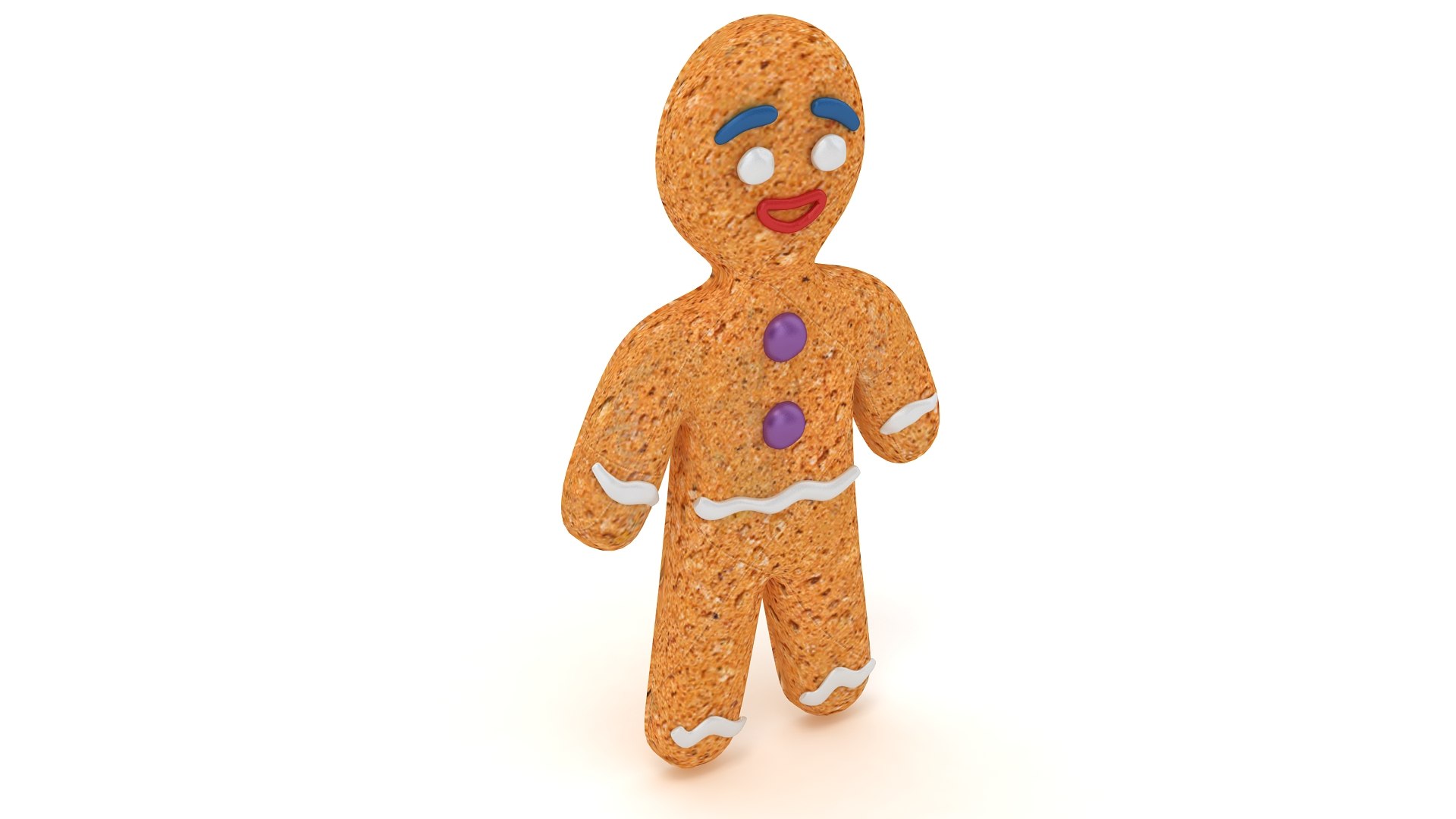 GingerBread Man 3D - TurboSquid 1904454