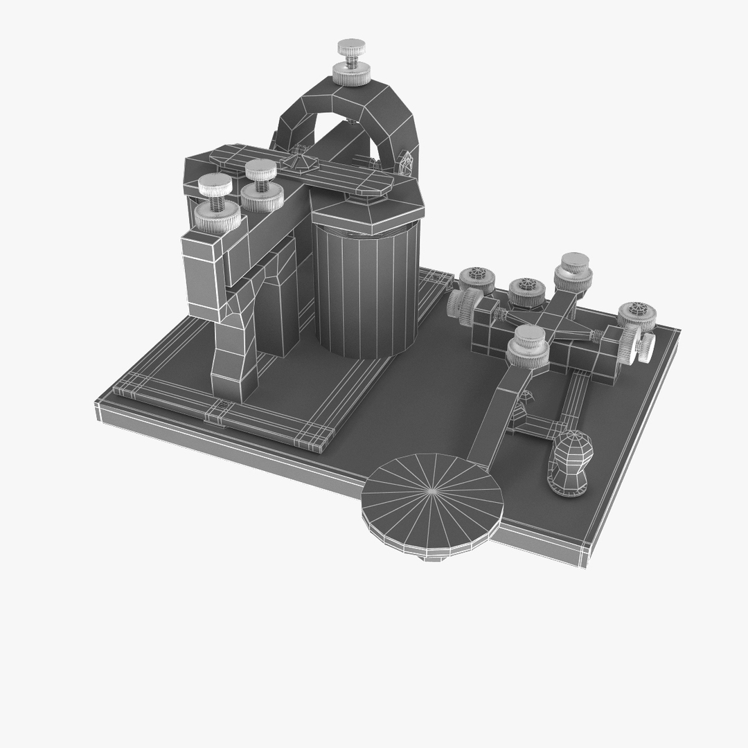 telegraph key 3d max