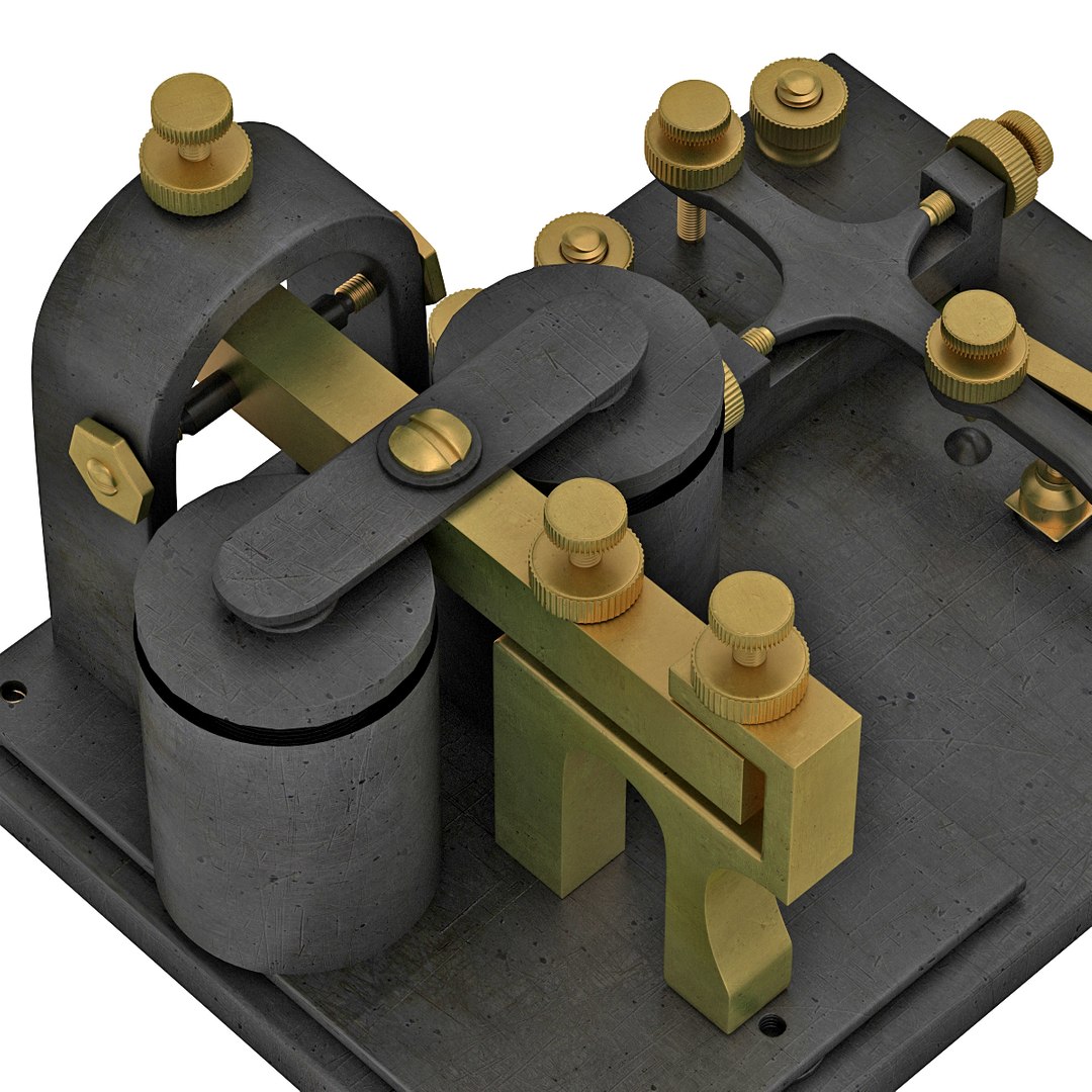 telegraph key 3d max
